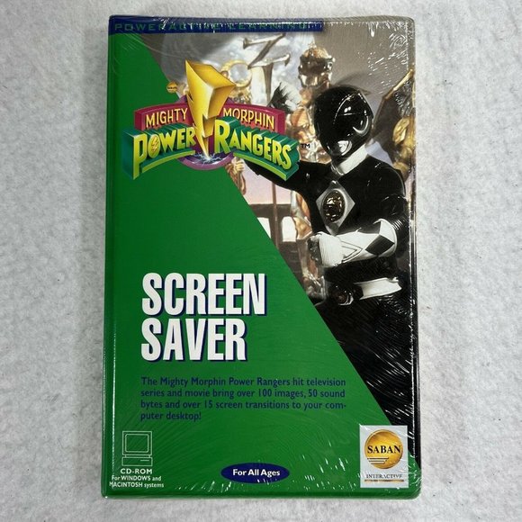SABAN | Toys | Vintage Saban Mighty Morphin Power Rangers Screen Saver ...